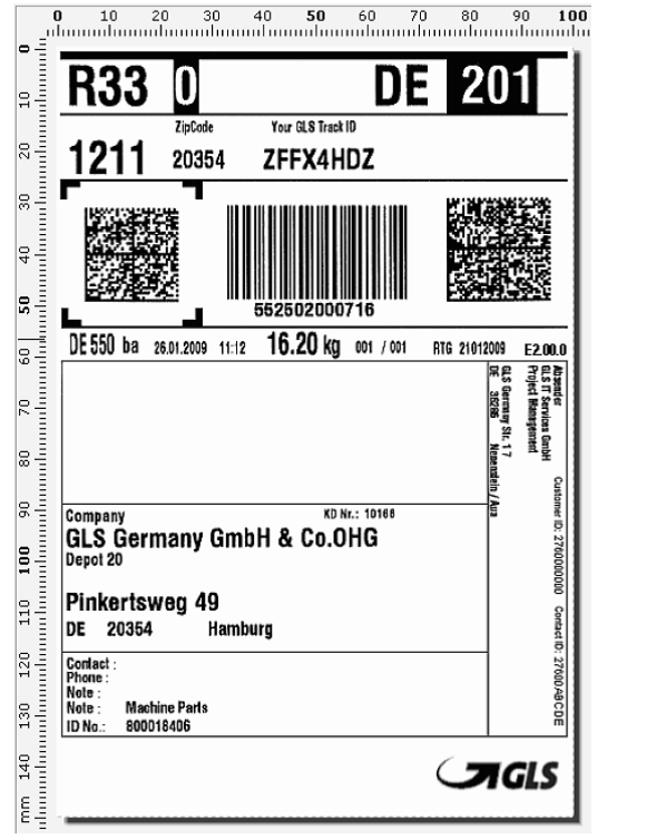 GLS ShipIT: Custom Label Generation